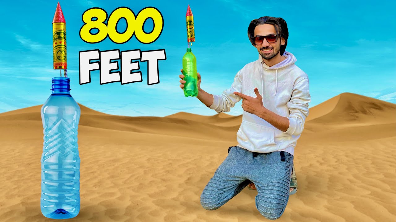 We Made World’s Best Bottle Rocket 😳 | Liquid Nitrogen Rocket | Bottle ...