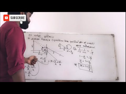 සරල අන්වීක්ෂය (Advanced Level Simple microscope Physics| Sinhala Medium ...