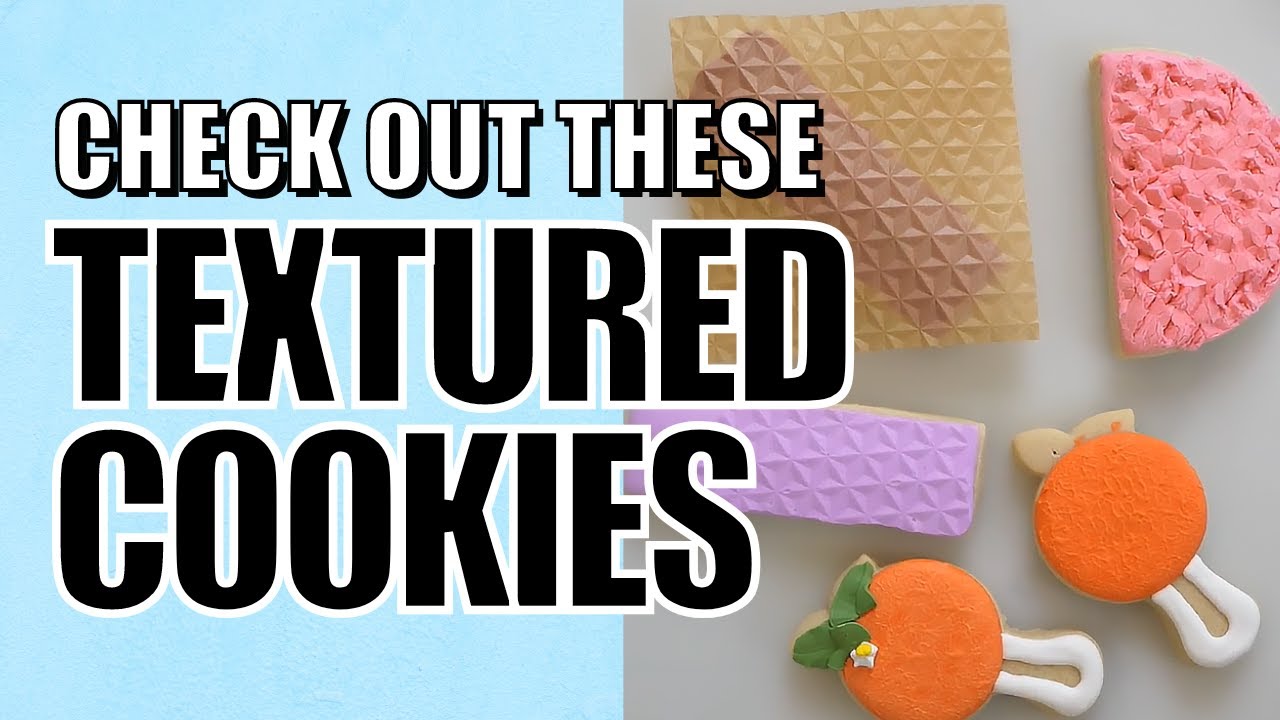 Cool Texture Effects to Make Cookies That Pop! - YouTube