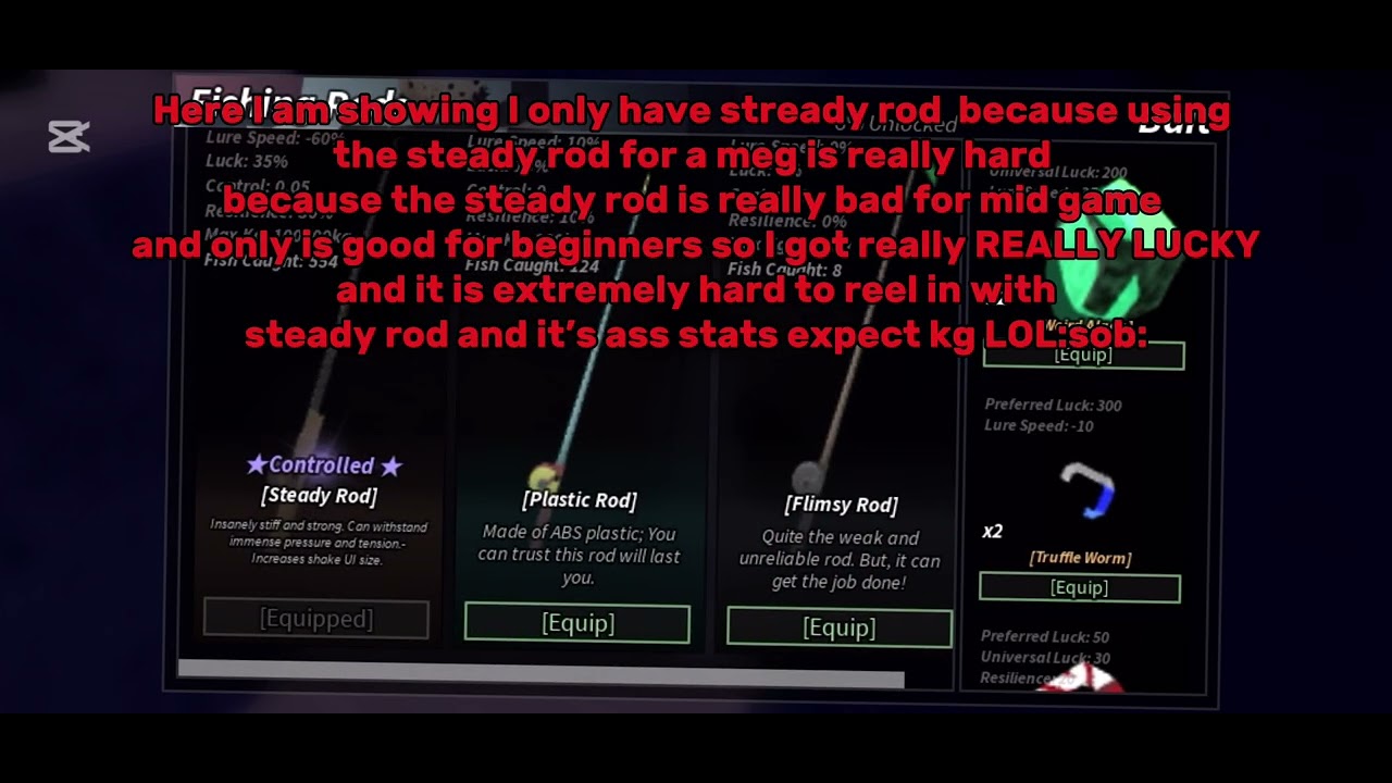 got a meg with steady rod w?🔥🤑 - YouTube
