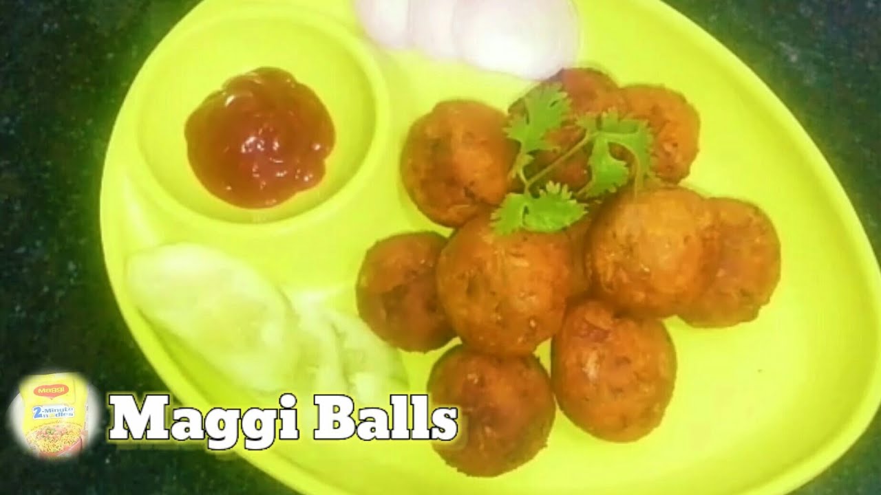 Tasty Maggi Balls Recipe - YouTube