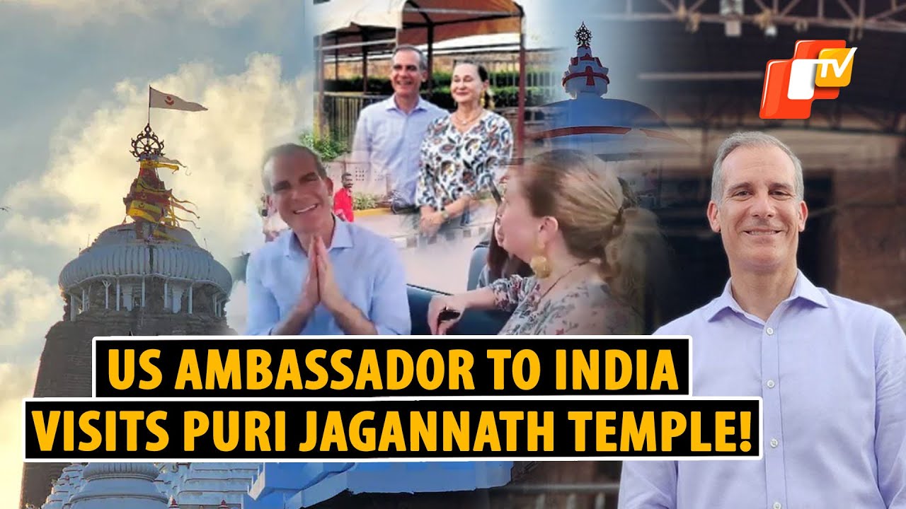 US Ambassador To India, Eric Garcetti With Family Visits Jagannath ...