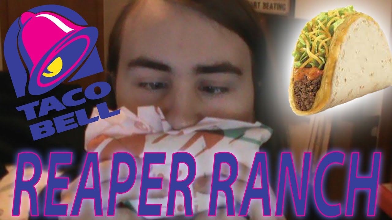 TACO BELL'S NEW REAPER RANCH DOUBLE STACKED TACO REVIEW - YouTube