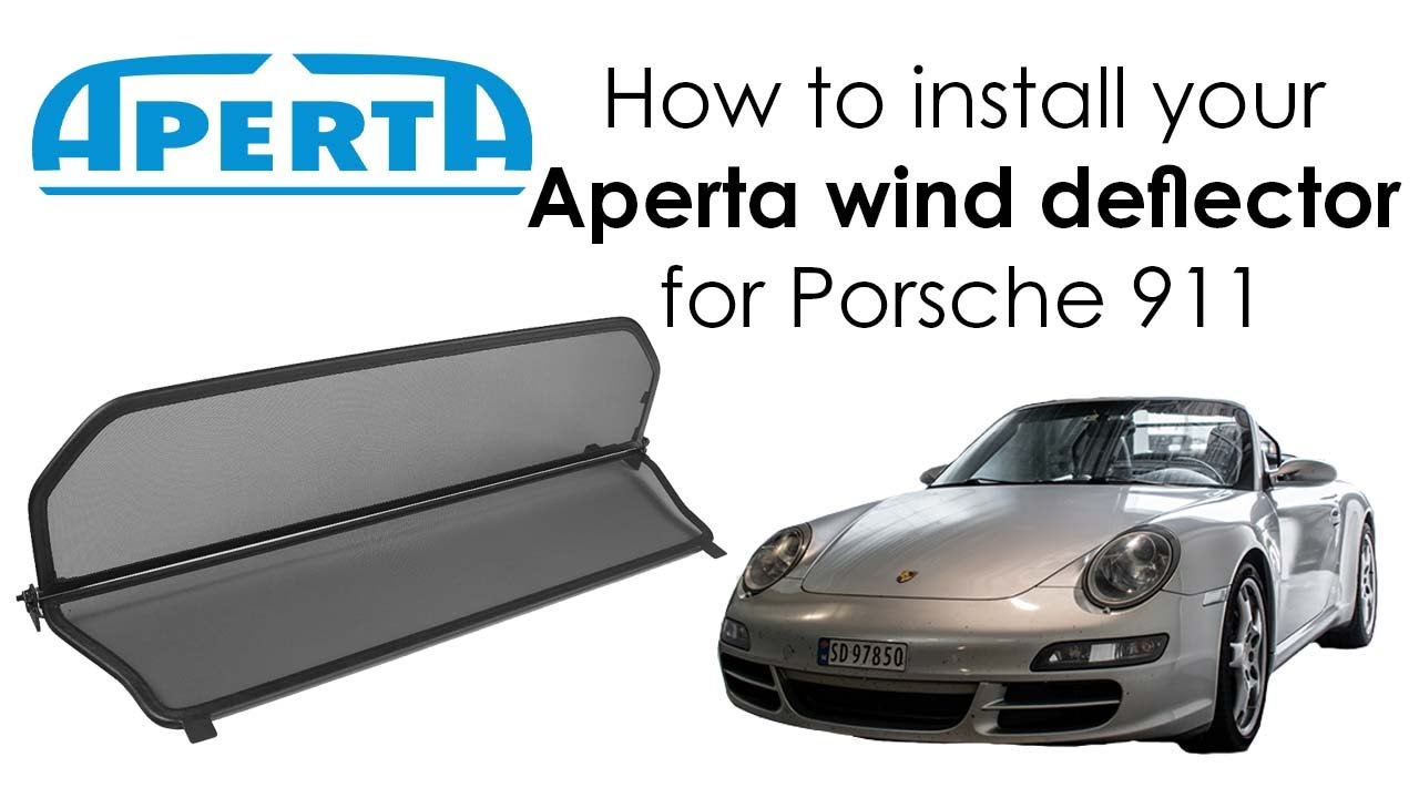 APERTA WIND DEFLECTOR COMPATIBLE WITH PORSCHE 911 (1997 - 2011 ...
