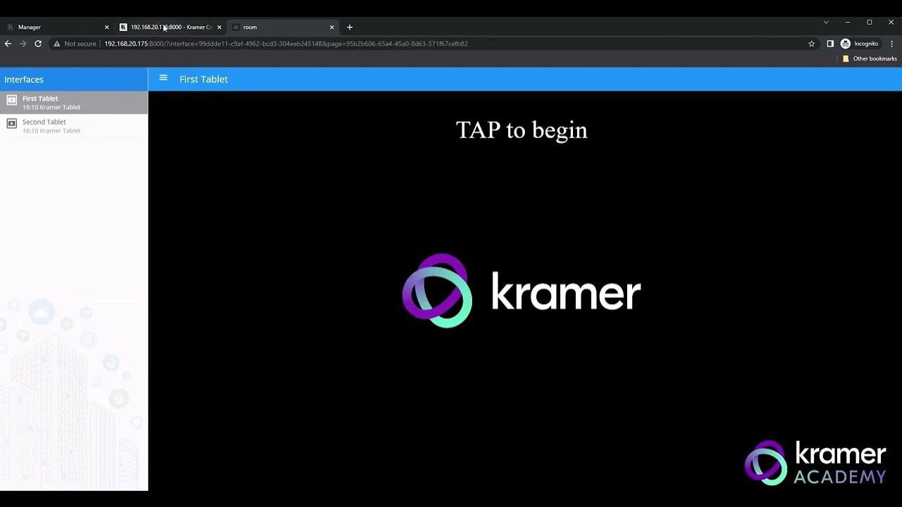 Kramer Control Brain Info Page - YouTube