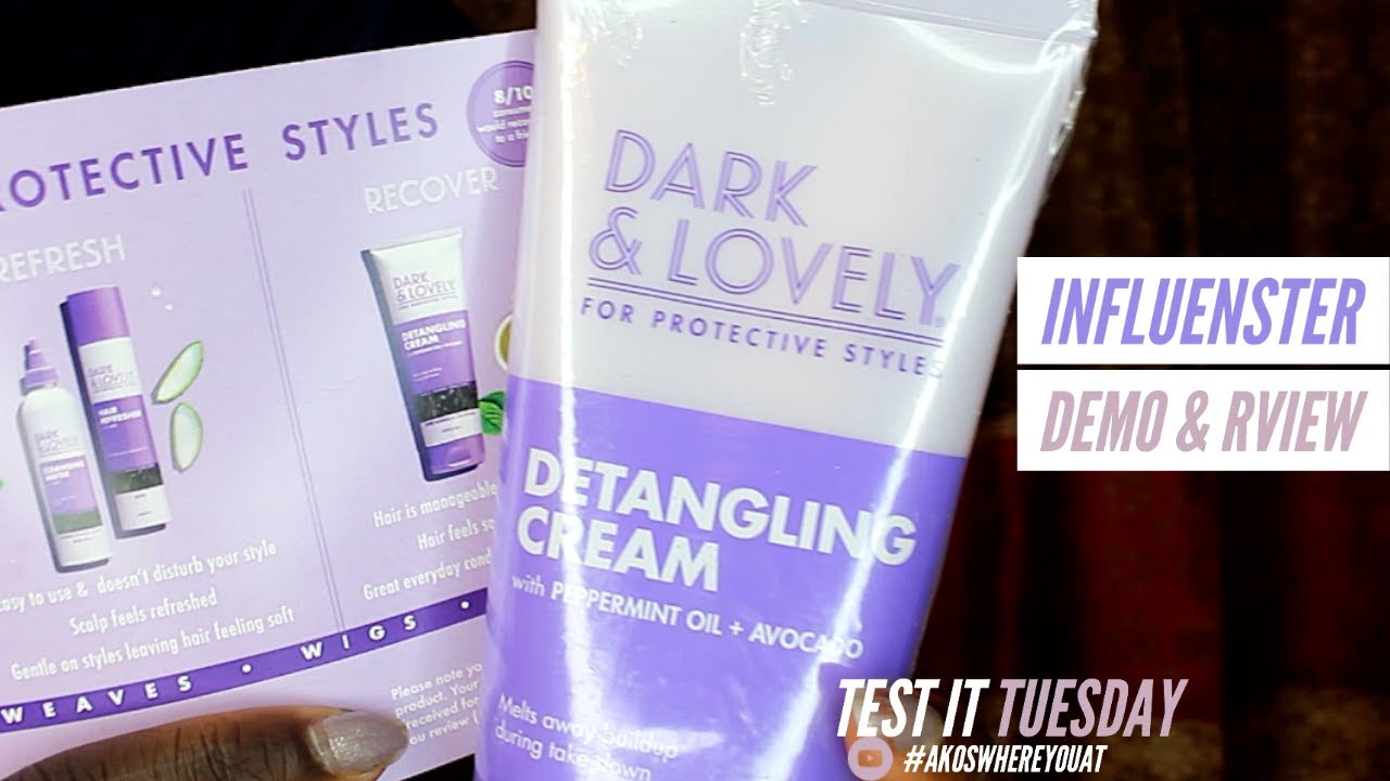 DETANGLE 4C HAIR USING DARK & LOVELY DETANGLING CREAM | TEST IT TUESDAY ...