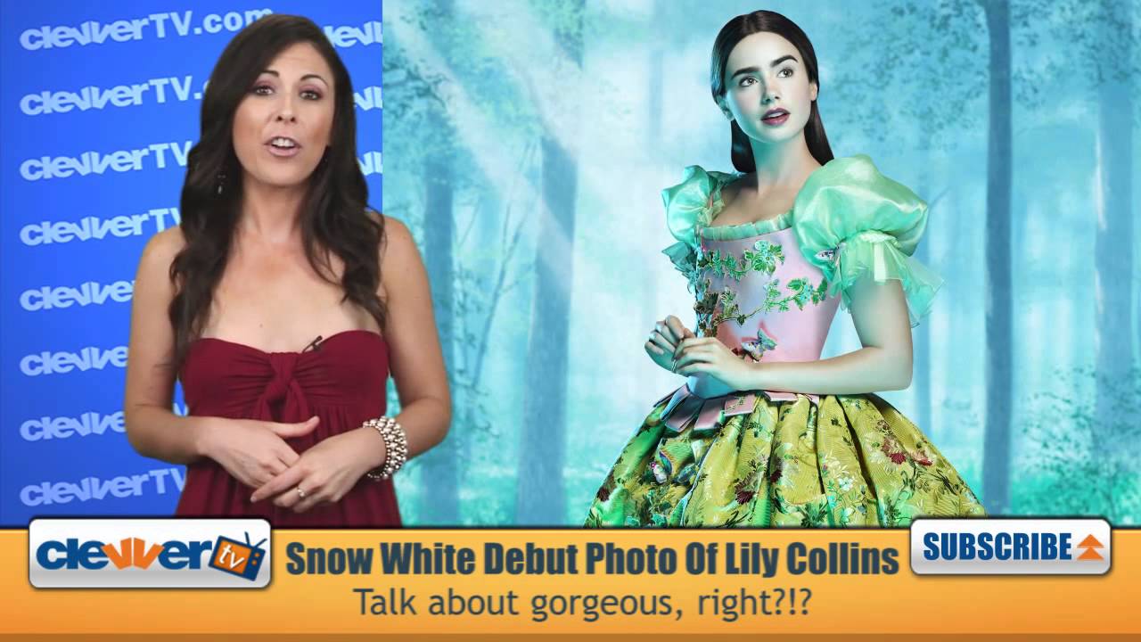 Lily Collins -- First Photo As 'Snow White' - YouTube