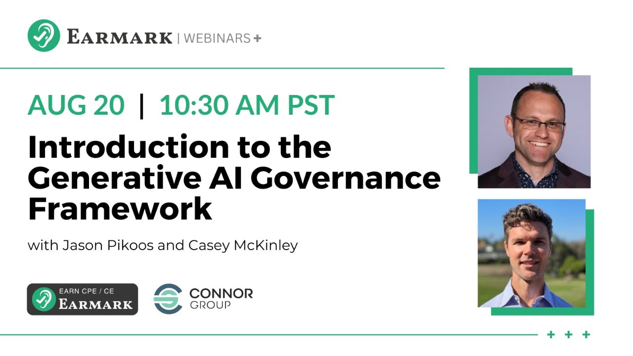 Introduction to the Generative AI Governance Framework - YouTube