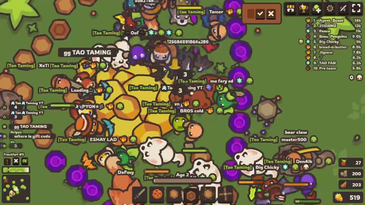 Taming.io gameplay live !!!! - YouTube
