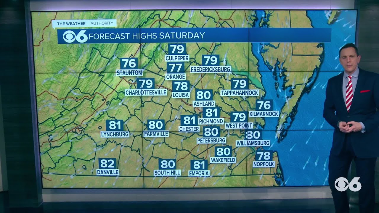 Hour-by-hour look at weekend weather, including 'gorgeous' Sunday - YouTube