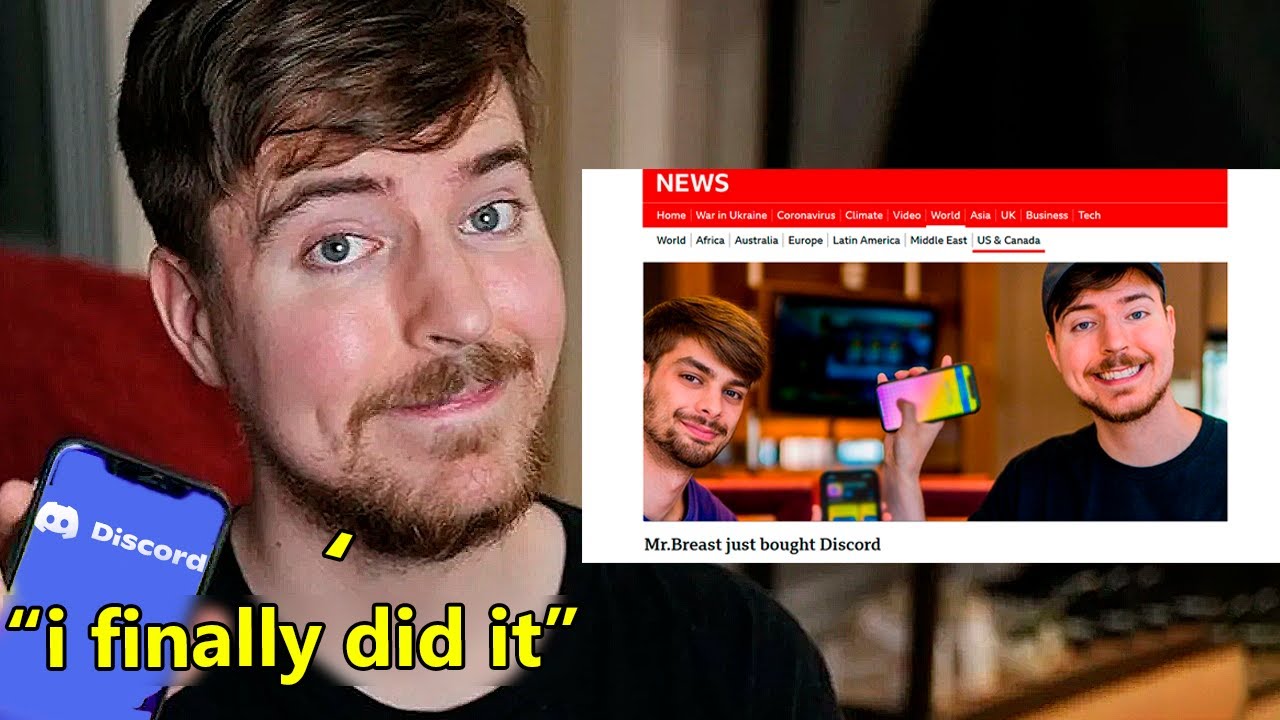 Mr Beast buys discord - YouTube