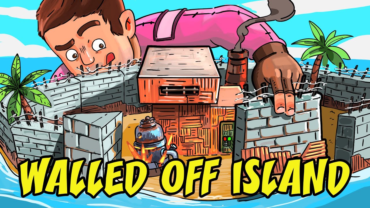 I ACTUALLY WALLED OFF AN ISLAND ON RUST - For real the Island was ...