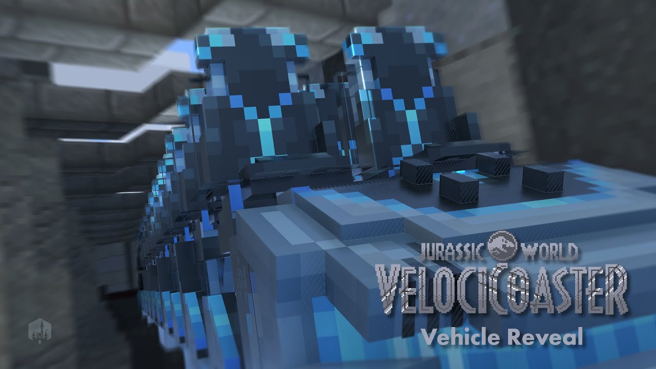 We built VelociCoaster in Minecraft and YOU can ride it on June 11th ...