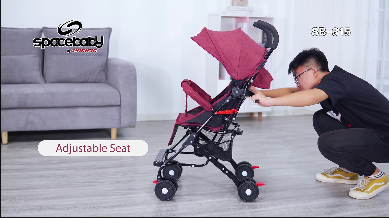 BABY STROLLER SPACE BABY SB 315 - YouTube