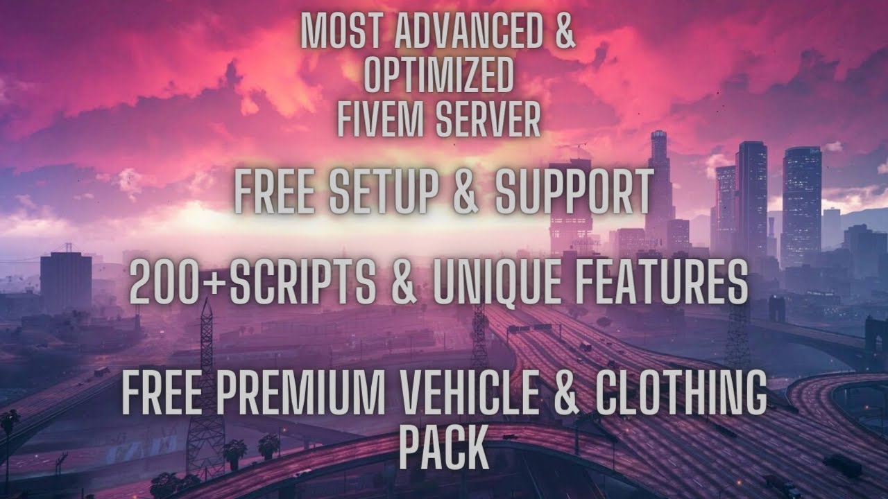 MOST ADVANCED AND OPTIMIZED QBCORE FIVEM ROLEPLAY SERVER 2024 PREMIUM ...