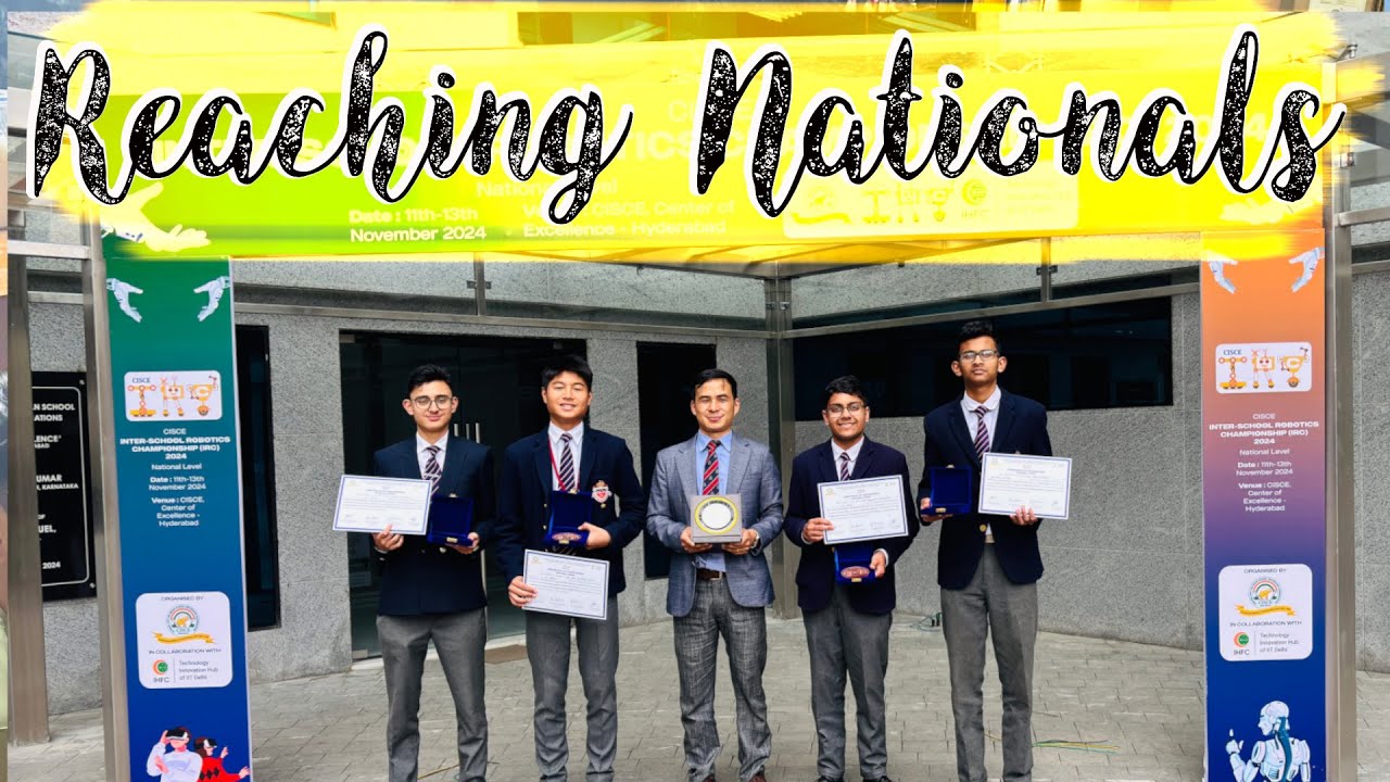 Journey To Hyderabad National Level Robotics Competition 2024 #CISCE # ...