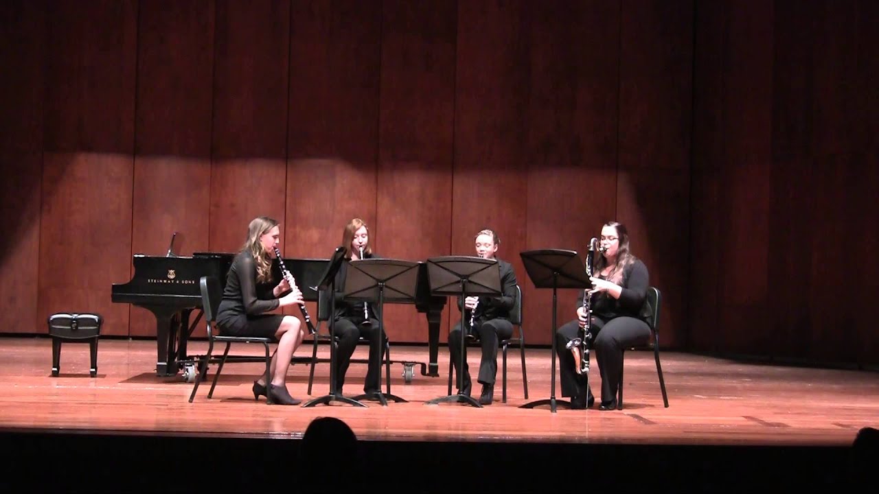 Senior Clarinet Choir SHU Recital Performance - YouTube