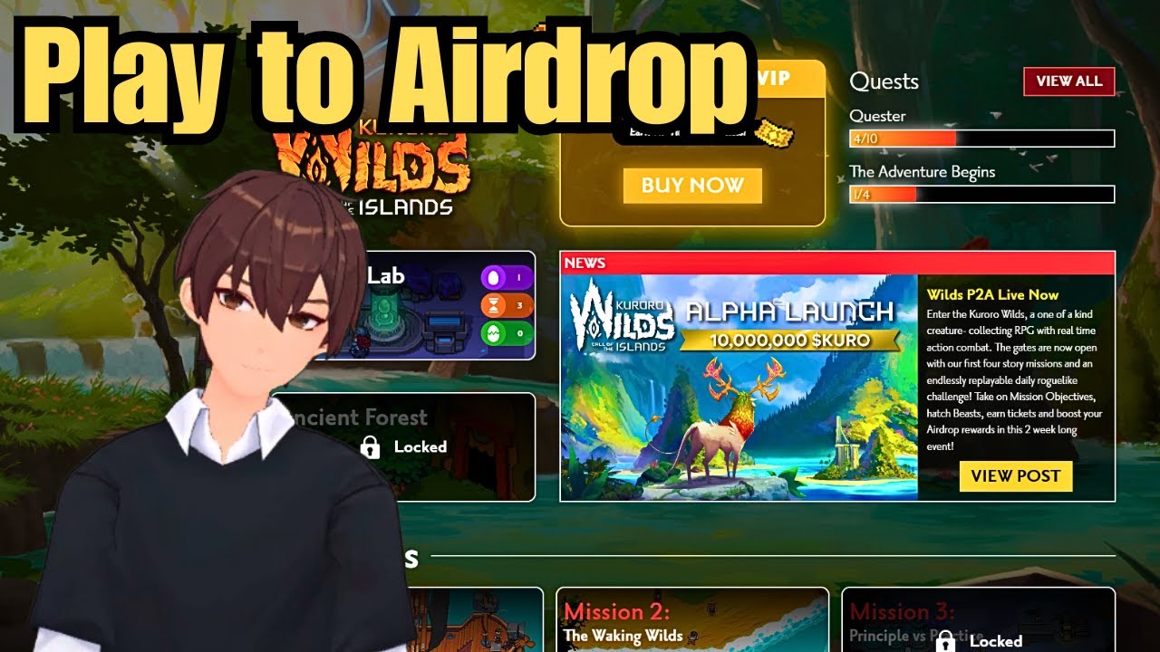 Kuroro Beast / Wilds - P2A Alpha | 10M $Kuro Token Rewards | F2P NFT ...