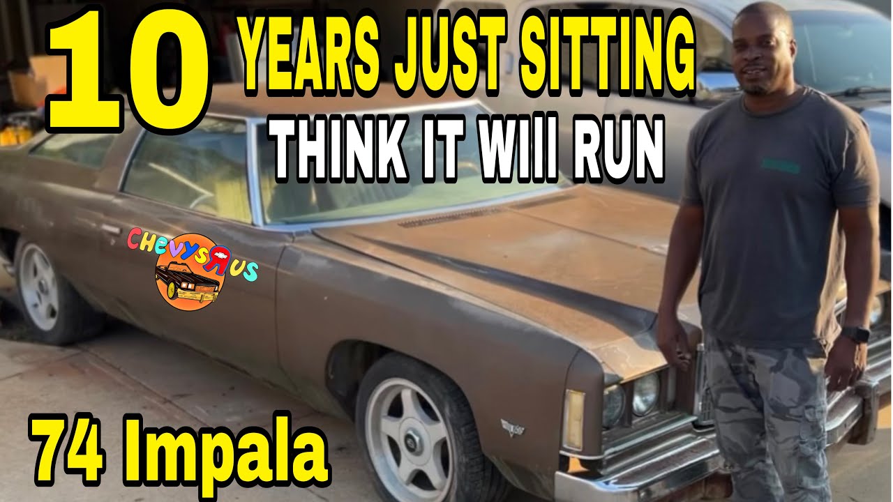 Resurrecting a '74 Impala Donk After 10 Years! Will It Start? - YouTube