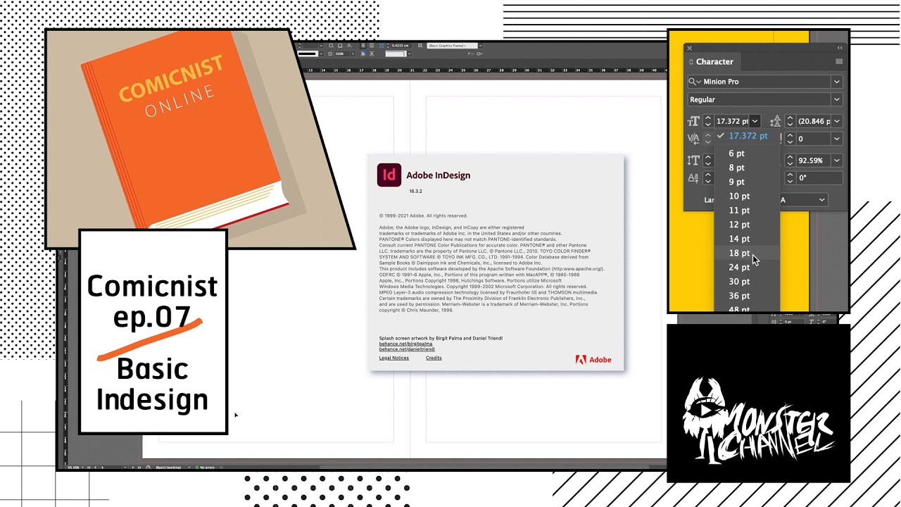Comicnist 07: Basic Indesign - YouTube