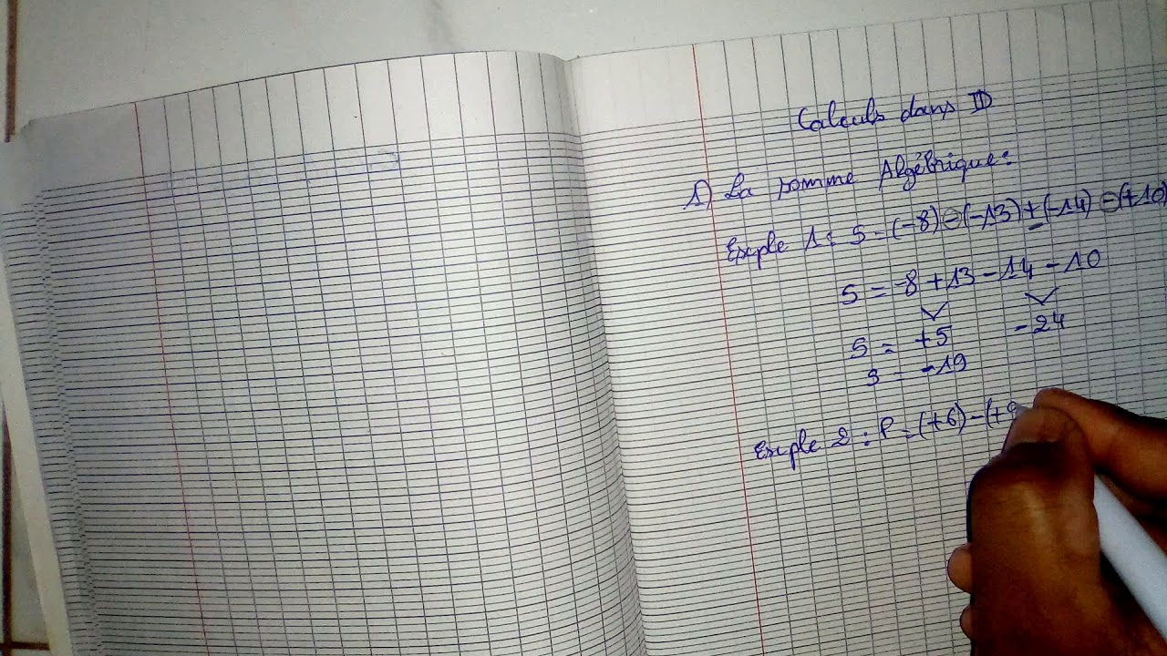 Apprendre mathématique : Cours CALCULS dans D - YouTube