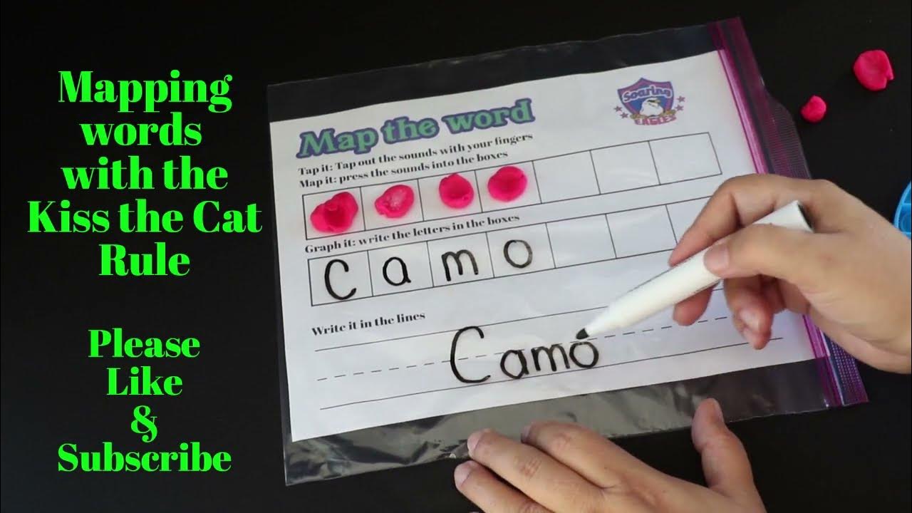 Orthographic Mapping Words with Kiss the Cat Rule - YouTube