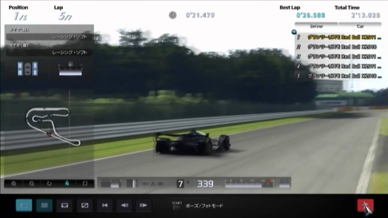GT5 Online Race Red Bull X2011 Prototype in Tsukuba - YouTube