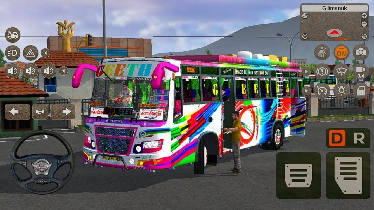 Kerala Bus Mod In Bus Simulator Indonesia - Bussid Bus Mod - Bus game ...