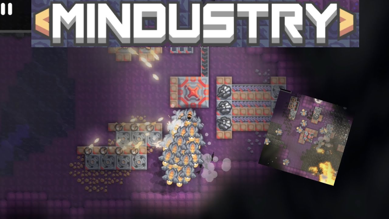 Mindustry 12화 - 포자 지대 - YouTube