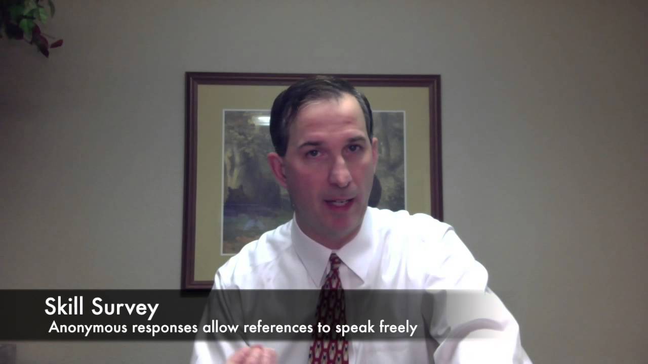Skill Survey Reference Tool - YouTube