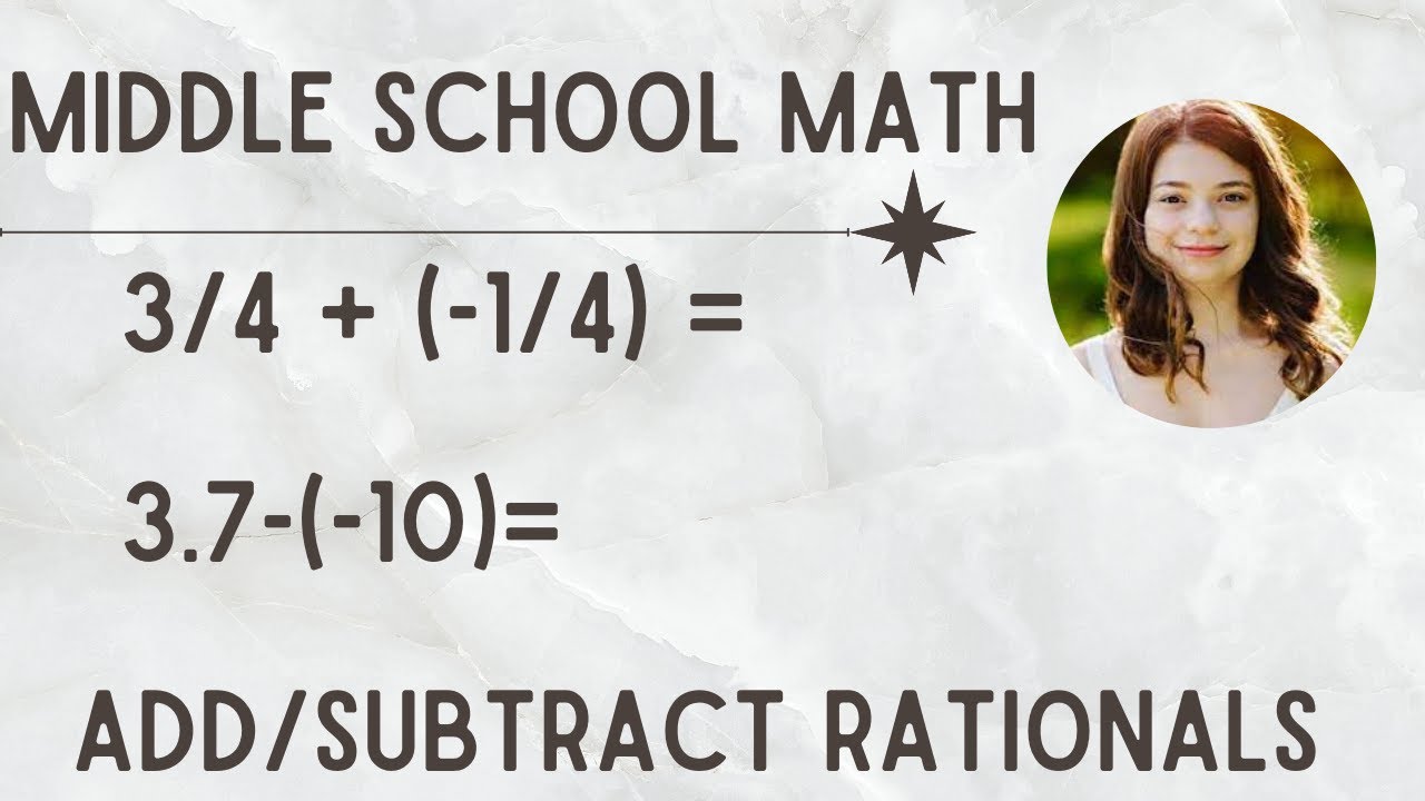 Adding and Subtracting Rational Numbers - YouTube