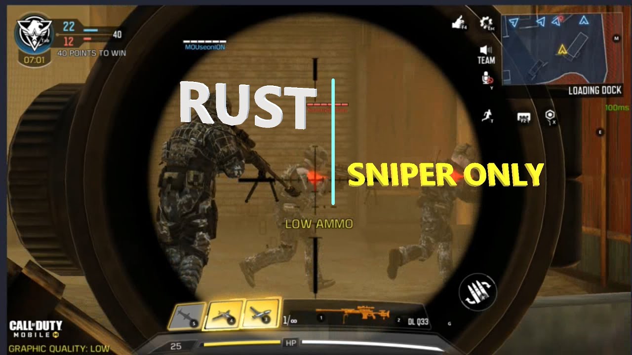 Call of Duty Mobile - Rust | Snipers Only - YouTube