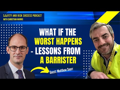 What if the worst happens? Lessons from a barrister, with Matthew Snarr ...