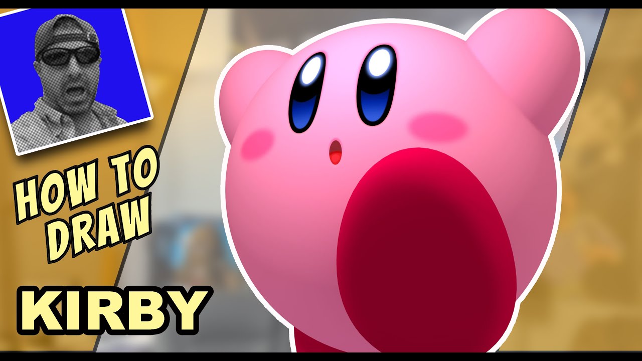 How to Draw Kirby | Narrated Easy – Step by Step Tutorial - YouTube