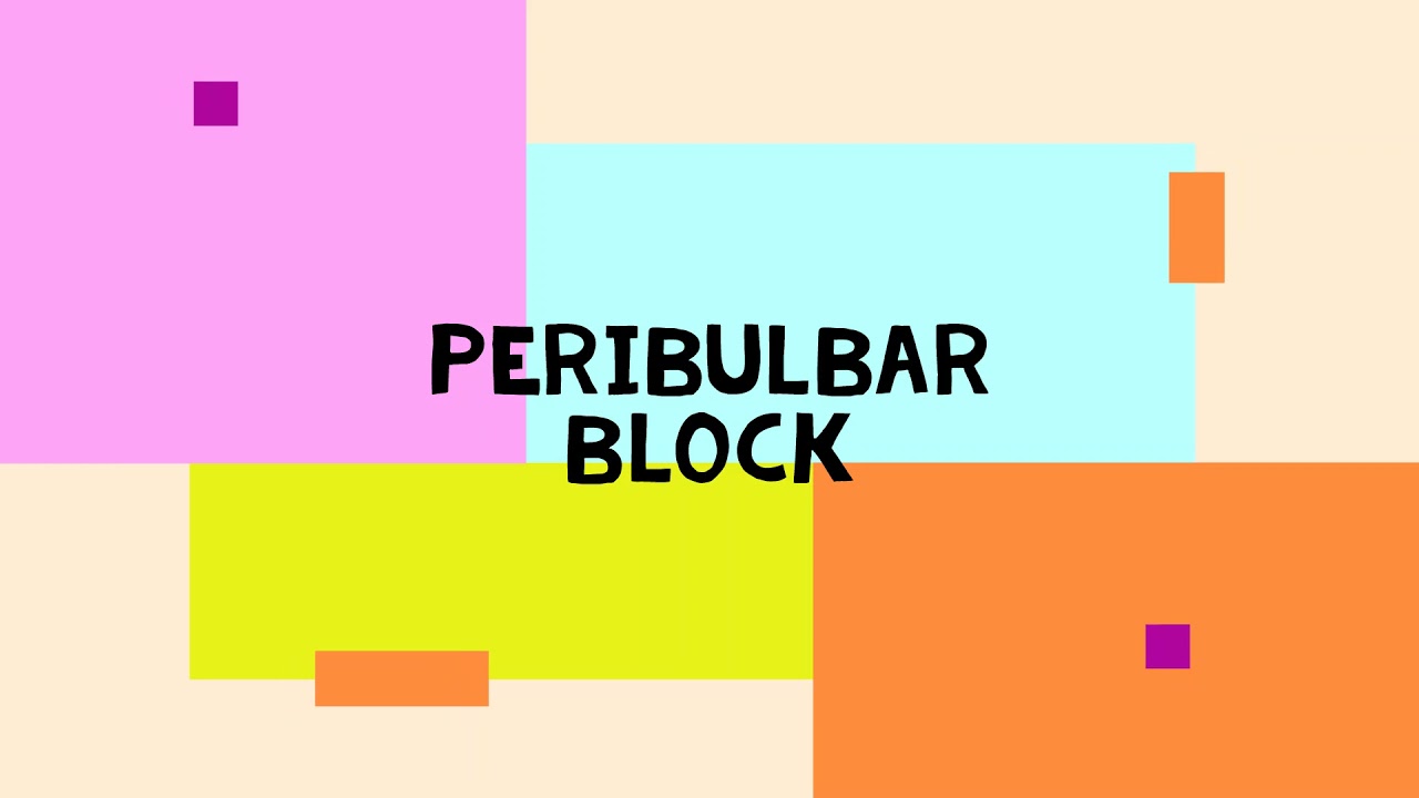 Peribulbar block - YouTube