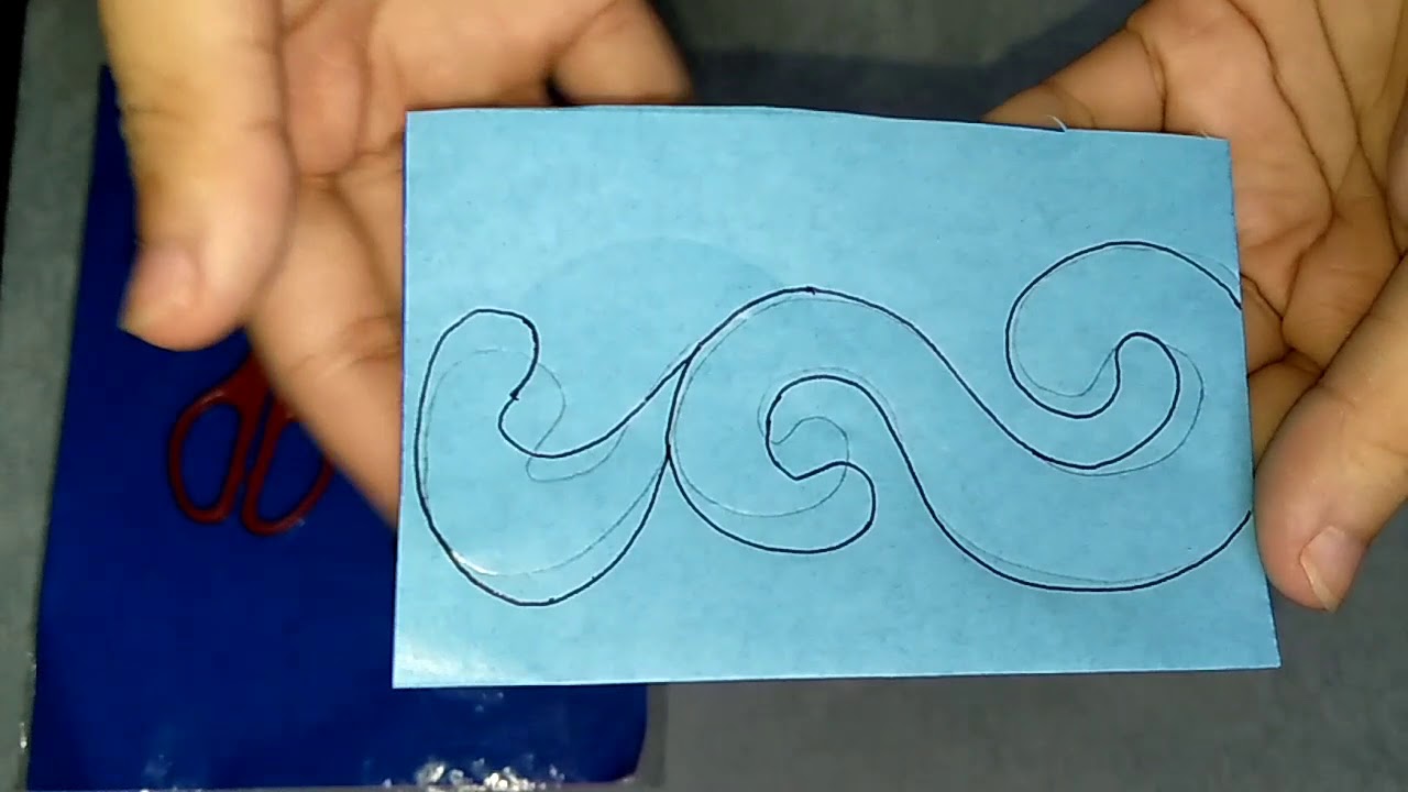 Easy border design for scrapbook | PART 2 - YouTube