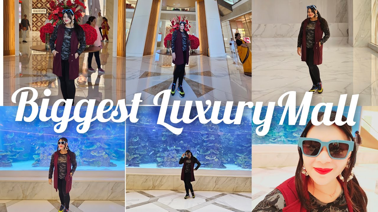 Luxe Life at Jio World Centre! Trying LV, Gucci & Dior Handbags ...