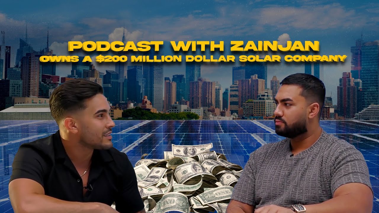 The Guy Who Built A $200M Solar Empire Zain Jan - YouTube