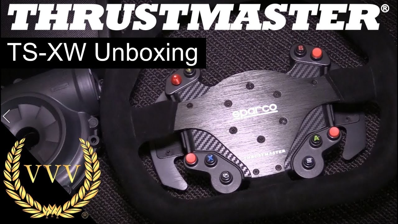 Thrustmaster TSXW Wheel Unboxing - YouTube