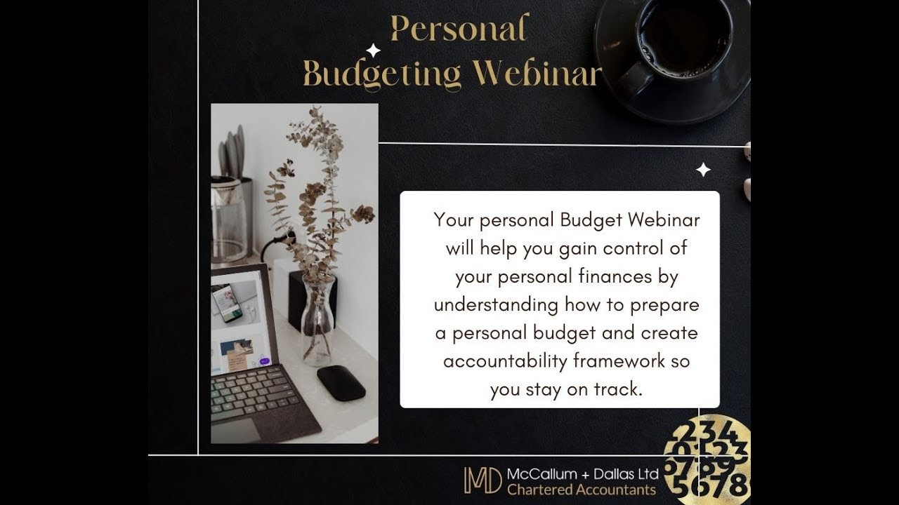 Personal Budget Webinar - YouTube