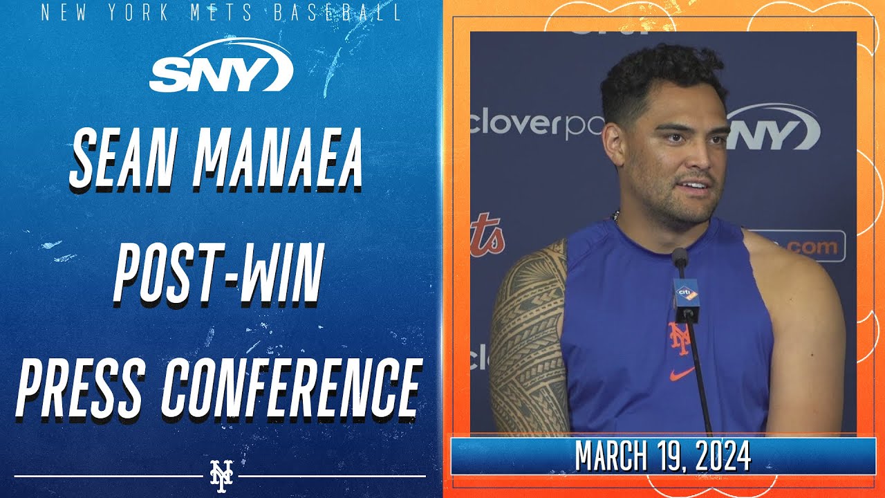 Sean Manaea reacts to big showing in Mets' 3-1 win over Cardinals | SNY ...