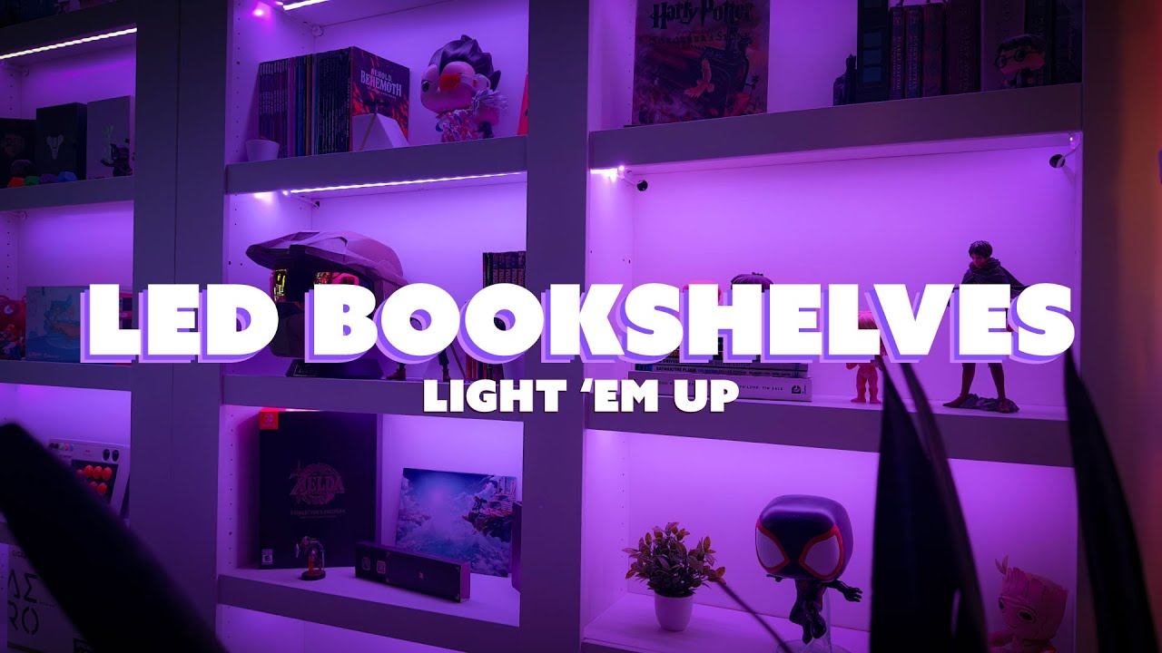 A Guide to PERFECT LED Bookshelf Lighting: My Secret revealed 👀 - YouTube