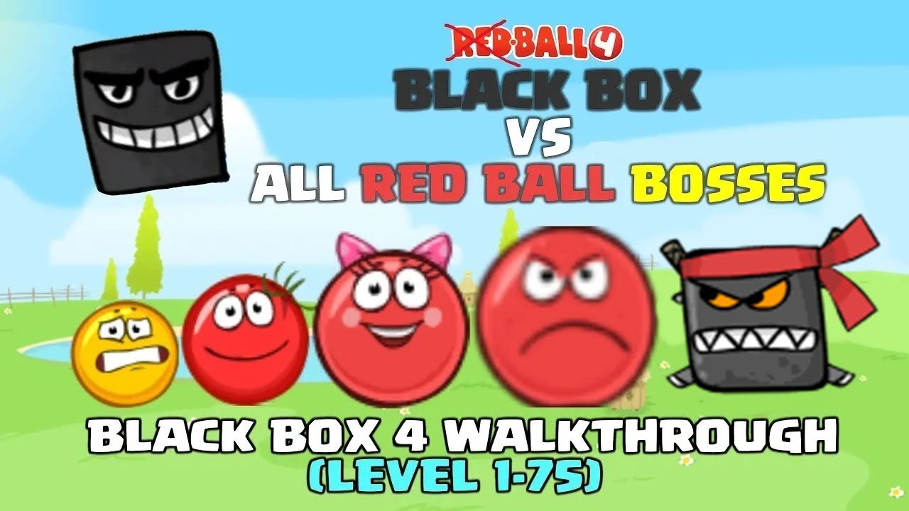 Red Ball 4 - Black Box - Ninja Box - All Levels - Superspeed Gameplay ...