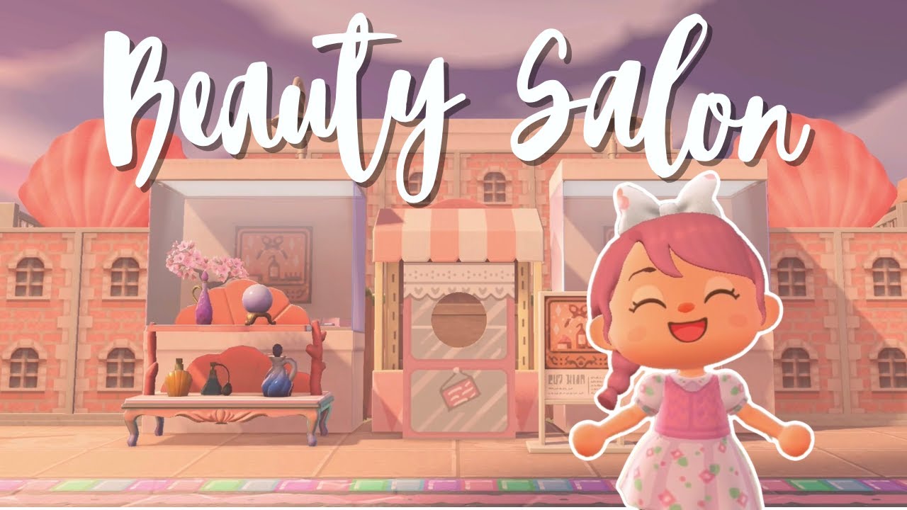 Pink City Beauty Salon Speed Build Animal Crossing: New Horizons - YouTube