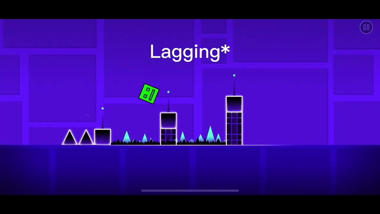 I tried to complete easy mode in geometry dash..*GONE WRONG* - YouTube