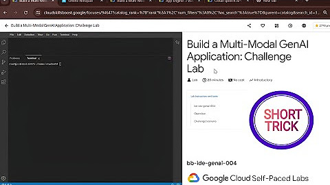 Skill Badge:- Build Real World AI Applications with Gemini and Imagen ...