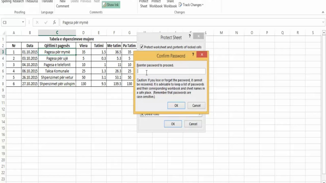 Tutorial per Excel Mesimi 13 Siguria e Fletes se punes ne Programin ...