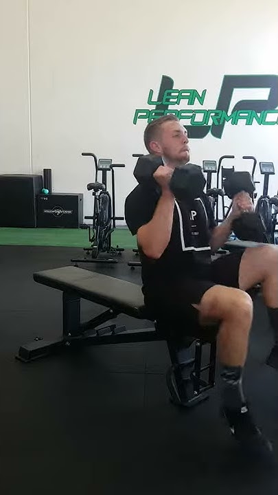 Seated Overhead Dumbbell Press (Neutral Grip) - YouTube
