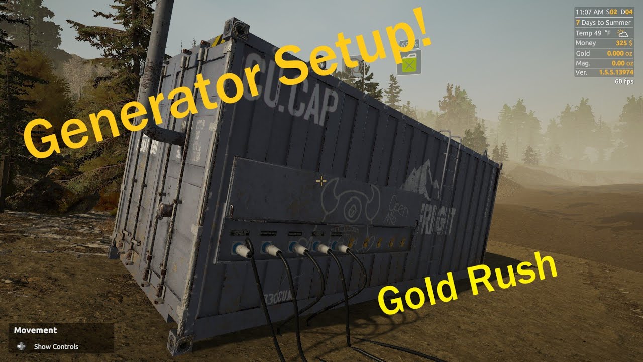 Nighthawk Parcel Gold Rush The Game (Ep.4) Generator Is Going In! - YouTube
