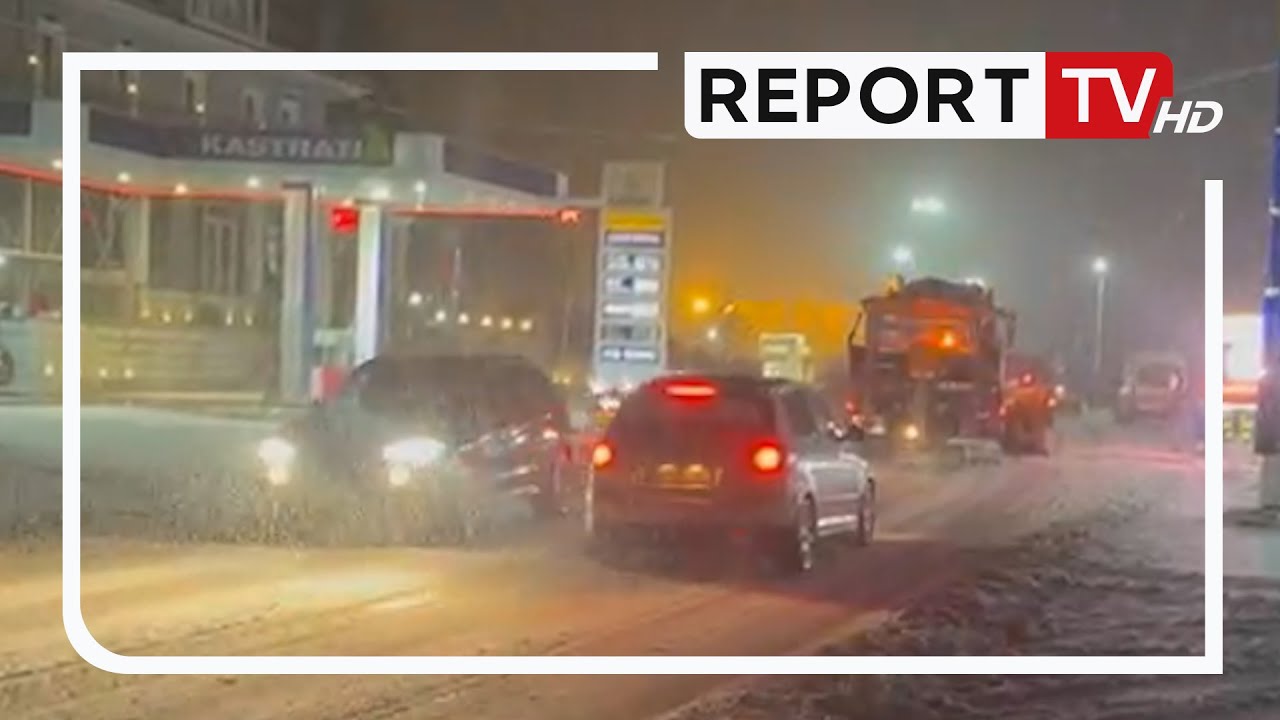 Reshjet e dëborës në Kukës, akset rrugore nacionale lehtësisht të ...